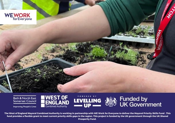 Grow for Life and WE Work BANES participants - We Work For Everyone