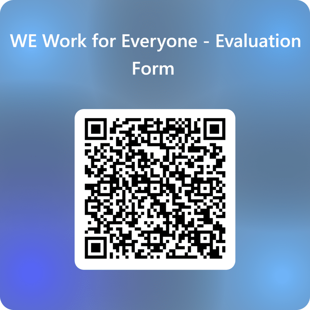 WE Work Evaluation - We Work For Everyone